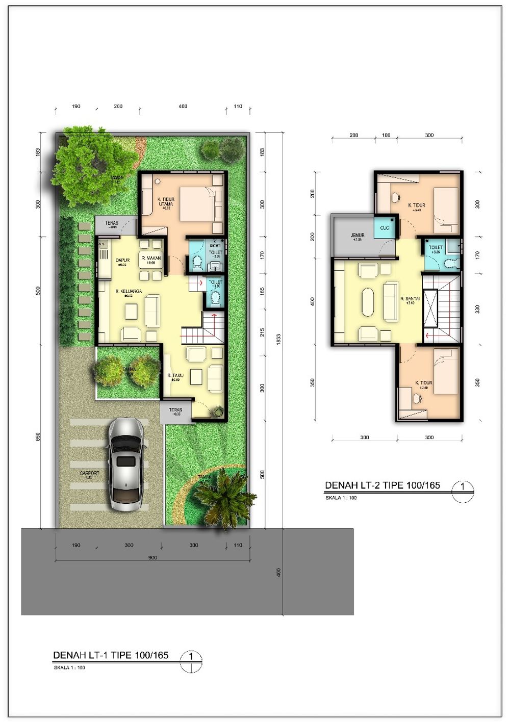 Lokasi perumahan Grand Persada Aimas Regency